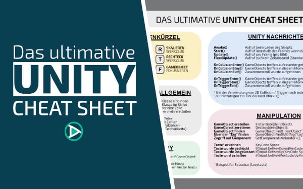 Download Unity Cheat Sheet | nobreakpoints